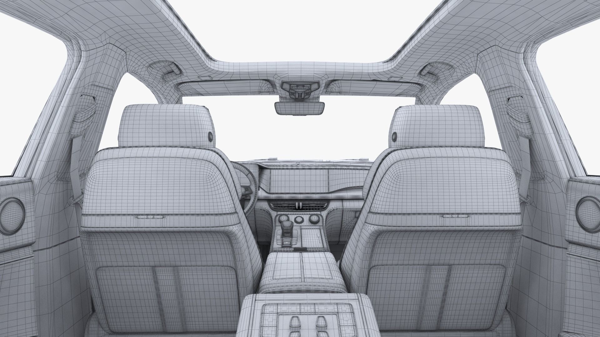 FAW Hongqi H9 2023 with interior 3D model animated rigged | CGTrader