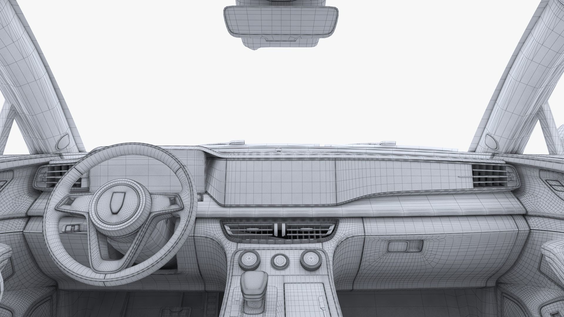 FAW Hongqi H9 2023 with interior 3D model animated rigged | CGTrader