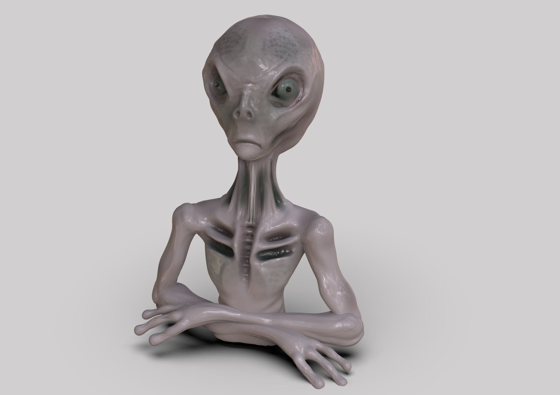 Alien Interview 3D model 3D printable | CGTrader