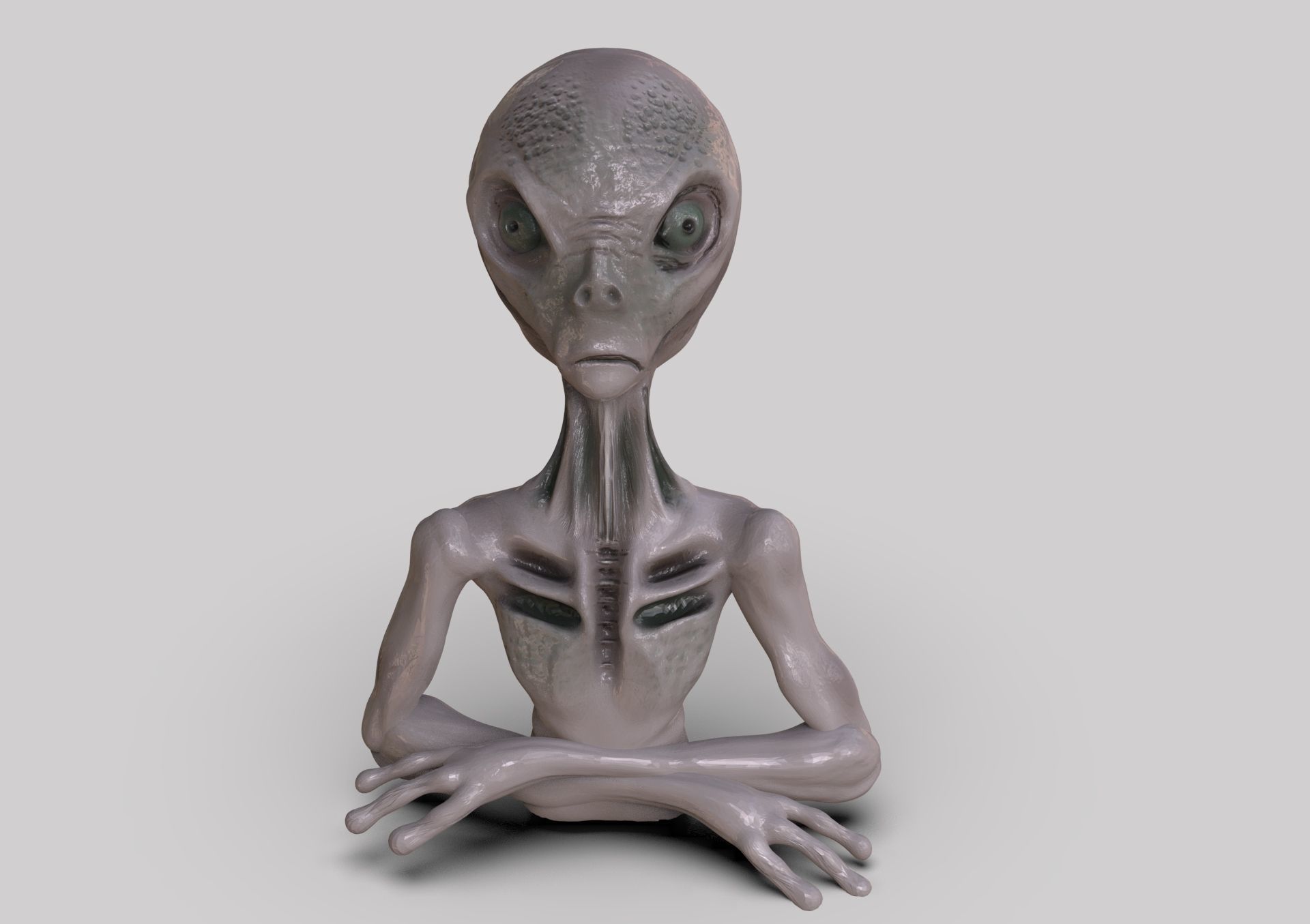 Alien Interview 3D model 3D printable | CGTrader