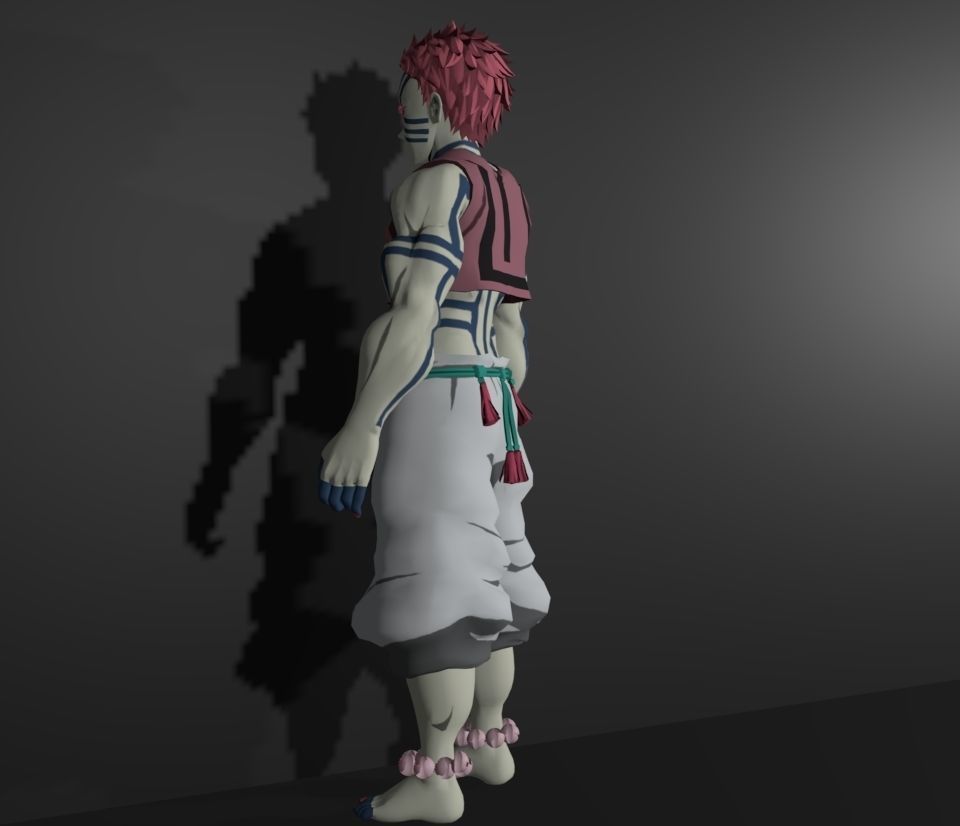 akaza 3D model animated rigged | CGTrader