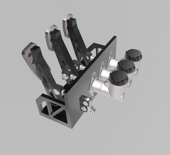 RACING PEDAL BOX WITH GIRLING CYLINDERS FOR SCALE AUTOS 3D model 3D ...