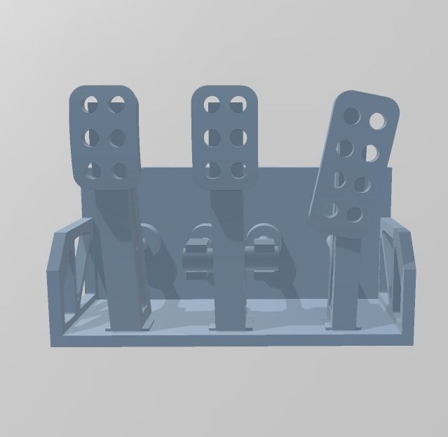 RACING PEDAL BOX WITH GIRLING CYLINDERS FOR SCALE AUTOS 3D model 3D ...