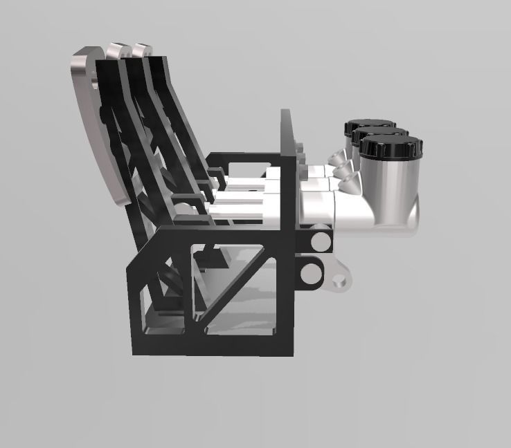RACING PEDAL BOX WITH GIRLING CYLINDERS FOR SCALE AUTOS 3D model 3D ...