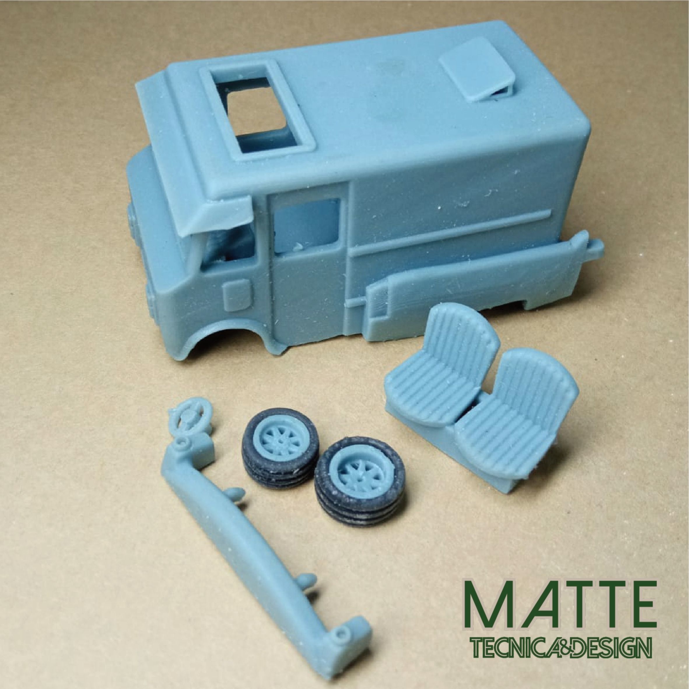 CHEECH AND CHONG FIBER VAN 1 64 SCALE 3D model 3D printable | CGTrader