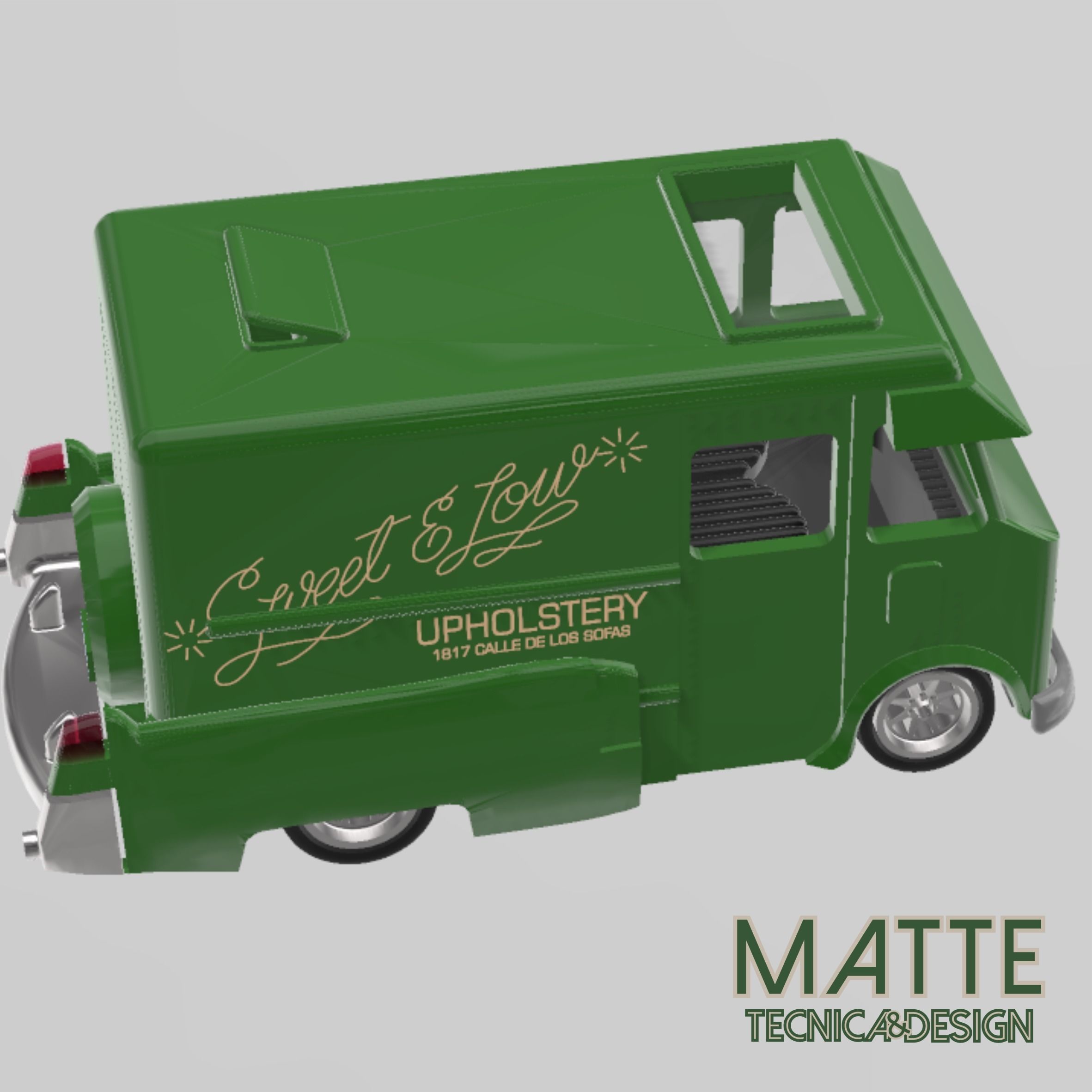 CHEECH AND CHONG FIBER VAN 1 64 SCALE 3D model 3D printable | CGTrader