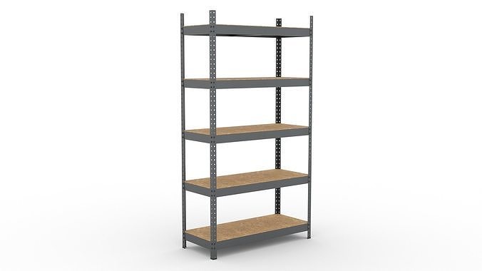 3D model Storage shelves VR / AR / low-poly | CGTrader