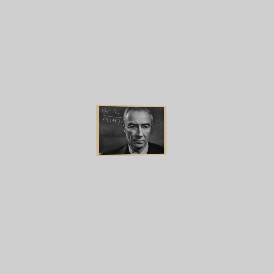 3D model Robert Oppenheimer portrait VR / AR / low-poly | CGTrader