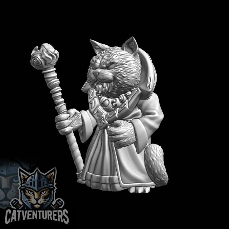 Lord Grimalkin - Evil Feline Overlord 3D model 3D printable | CGTrader