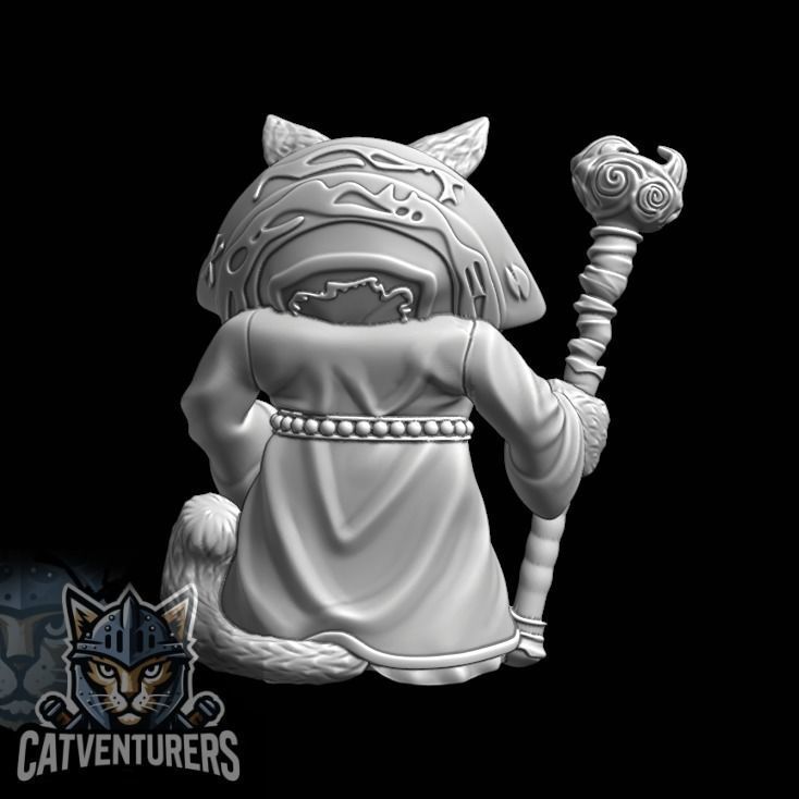 Lord Grimalkin - Evil Feline Overlord 3D model 3D printable | CGTrader