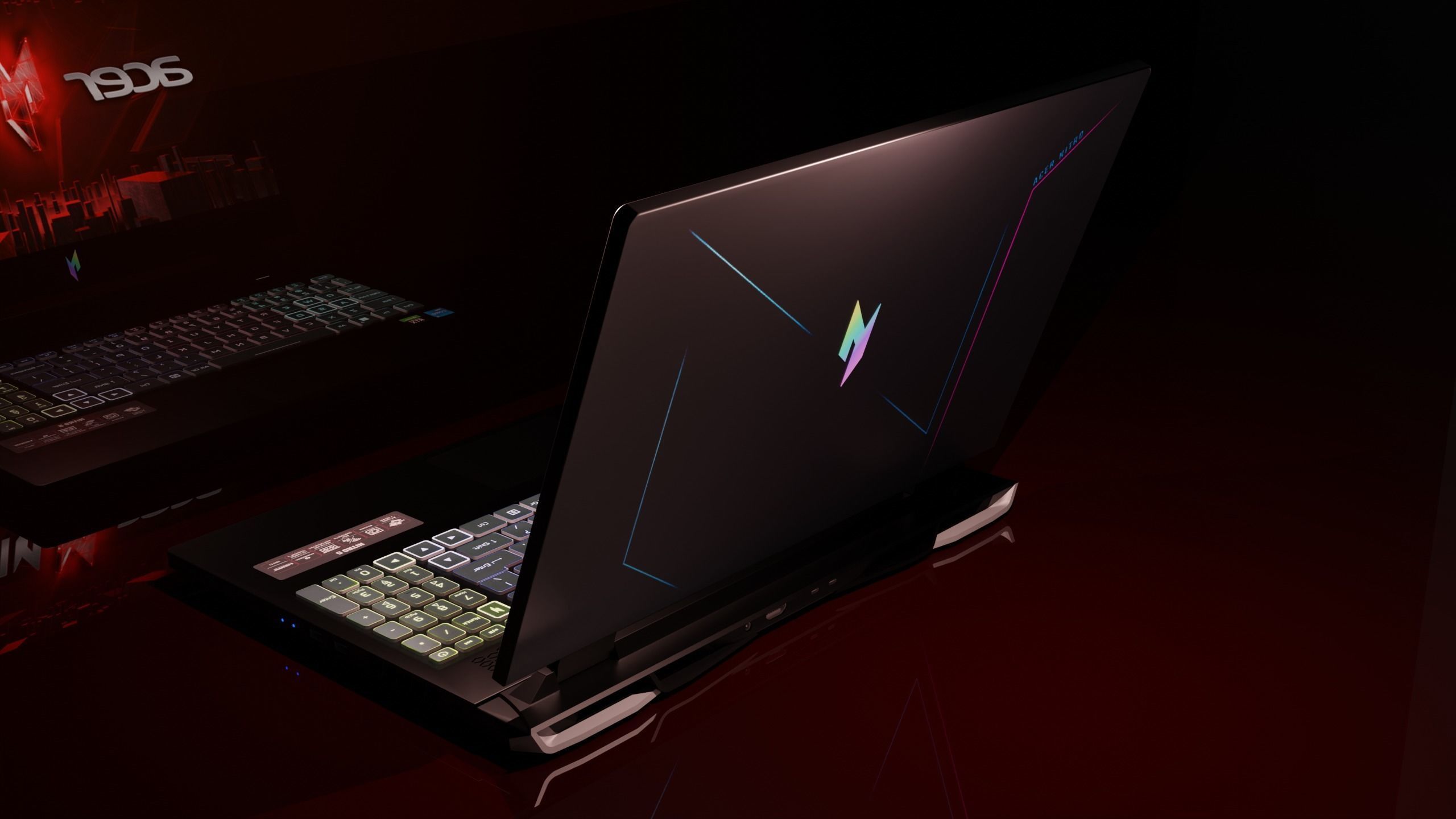 Laptop Acer Nitro 17 Phoenix 3D model 3D model | CGTrader