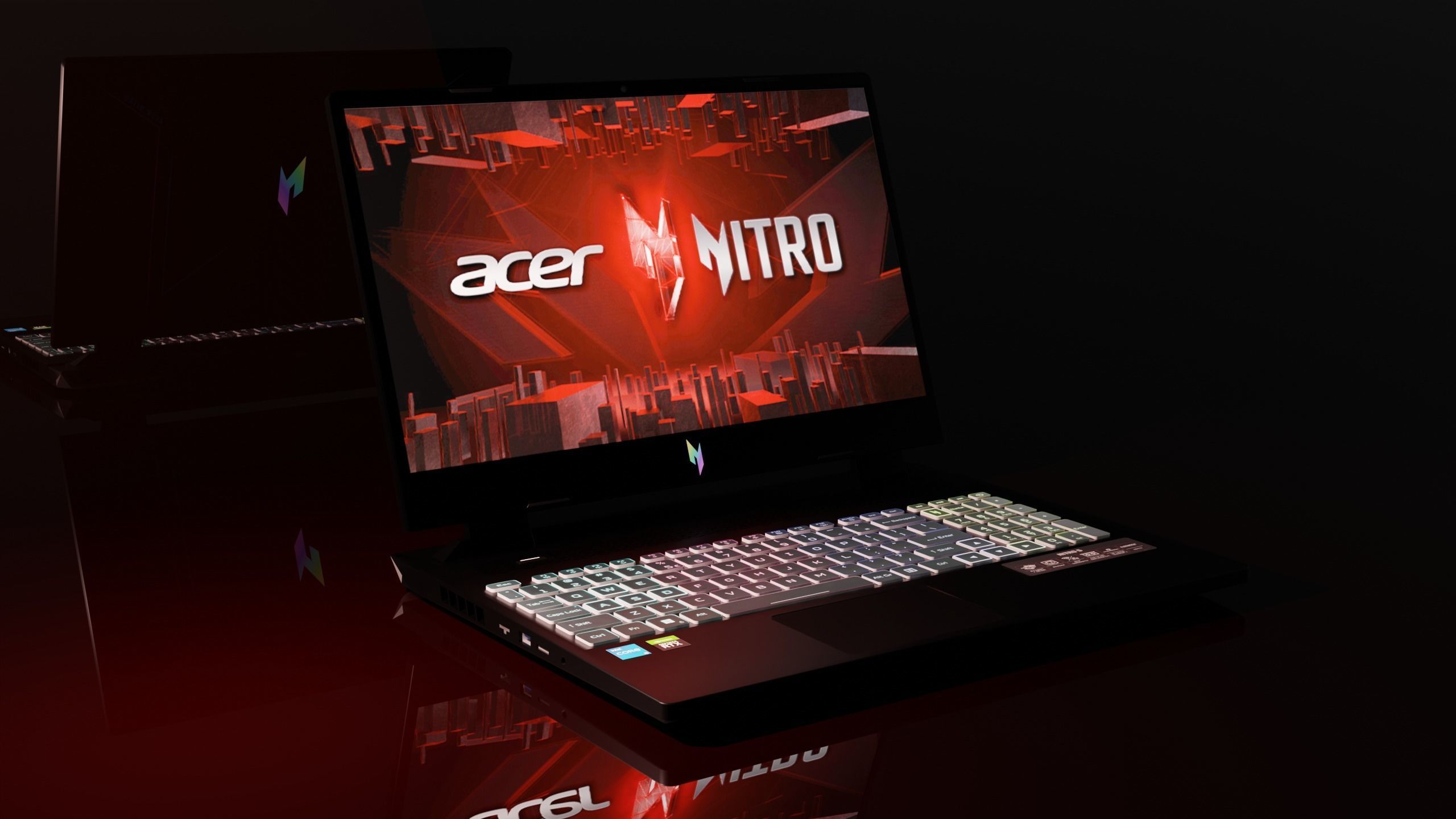 Laptop Acer Nitro 17 Phoenix 3D model 3D model | CGTrader