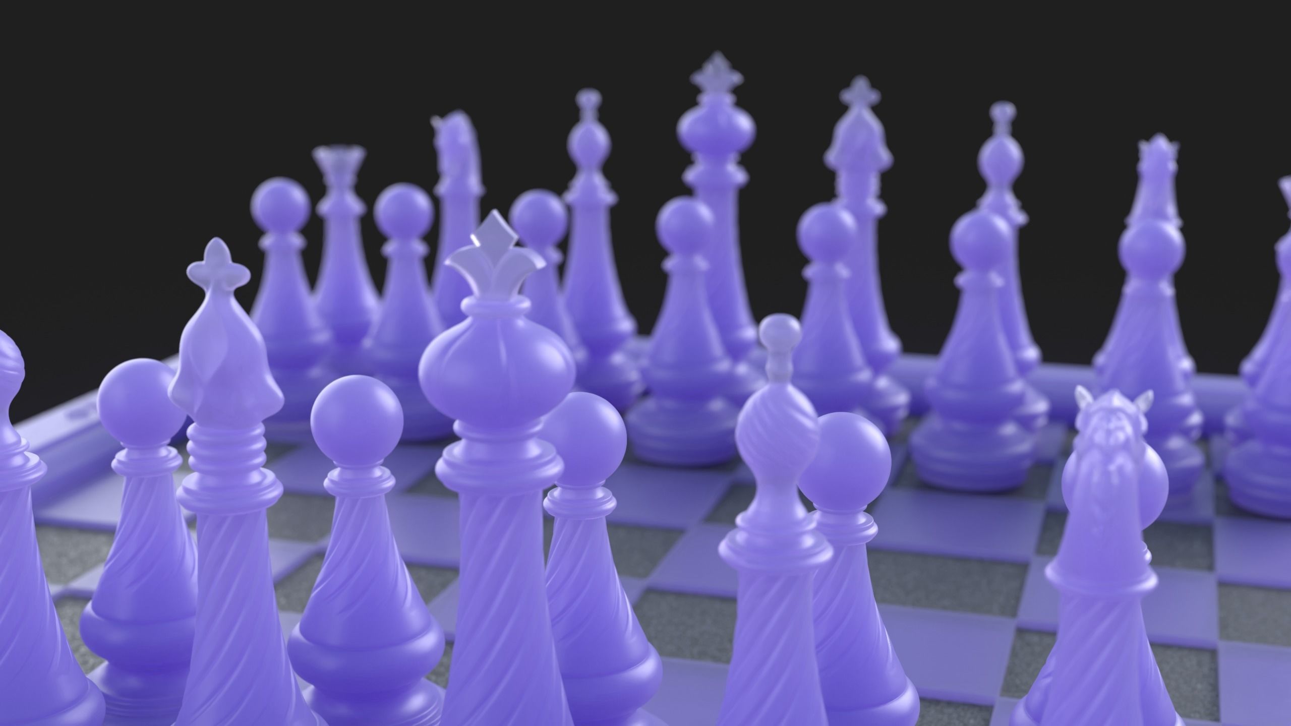 Stylized Chess Vol 1 3D model 3D printable | CGTrader