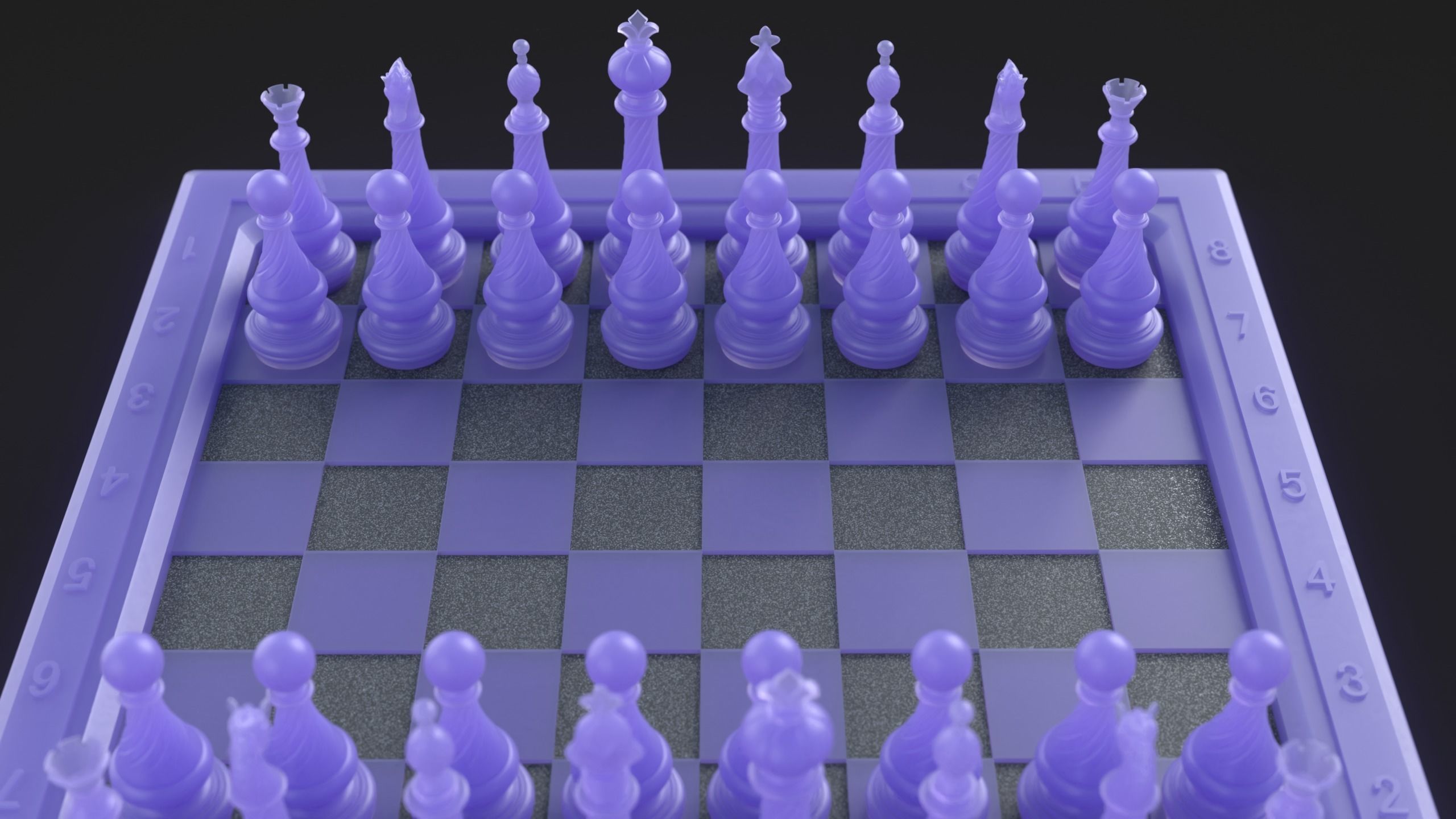Stylized Chess Vol 1 3D model 3D printable | CGTrader