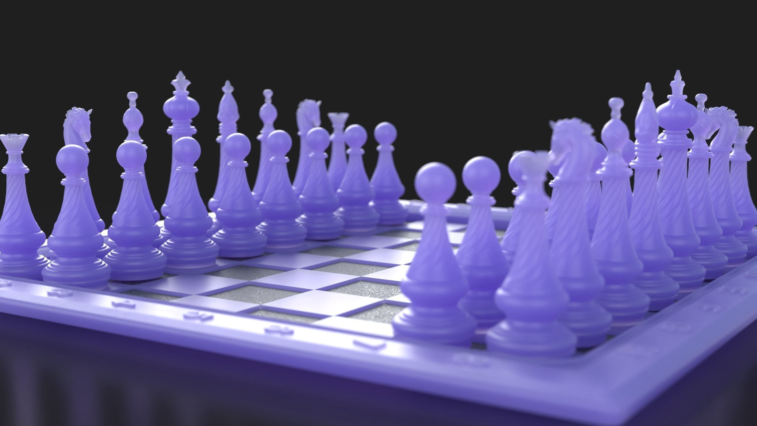 Stylized Chess Vol 1 3D model 3D printable | CGTrader