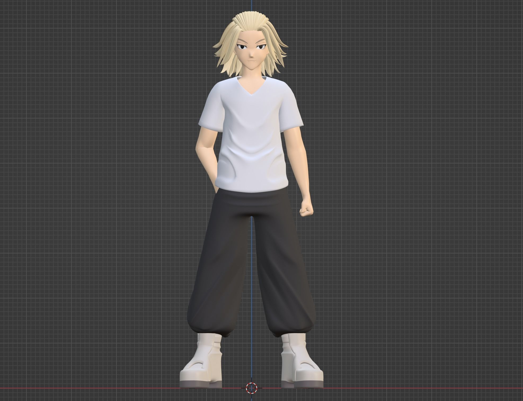 Manjiro Sano - Mikey - Tokyo Revengers 3D model rigged | CGTrader