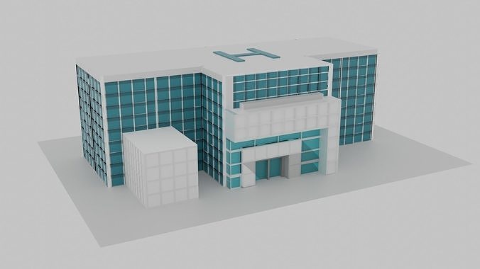 3D model Hospital VR / AR / low-poly | CGTrader