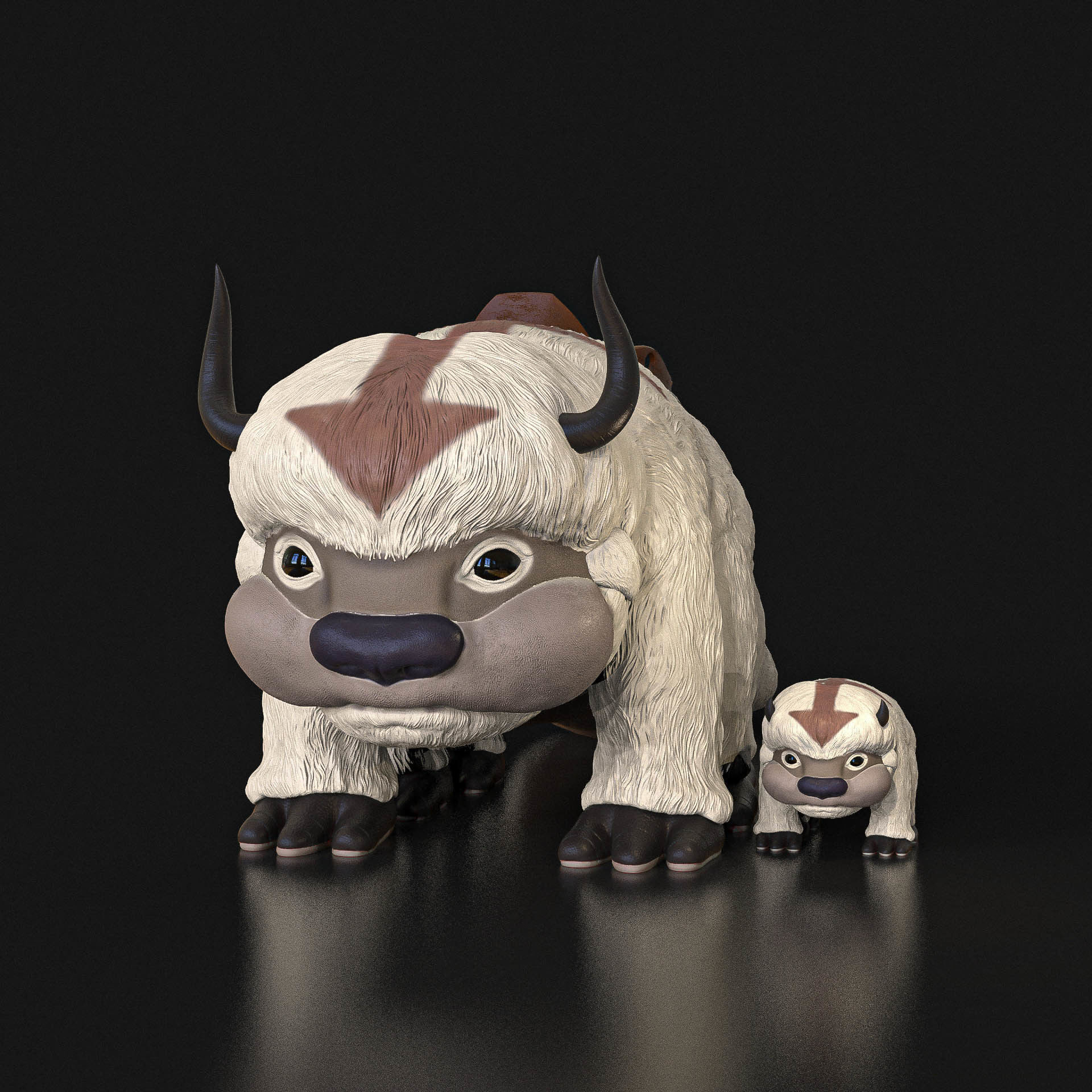 Appa flying bison 3D model 3D printable | CGTrader