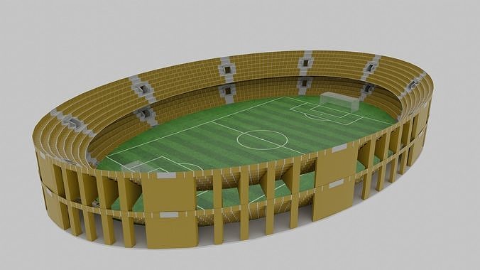3D model Football Stadium VR / AR / low-poly | CGTrader