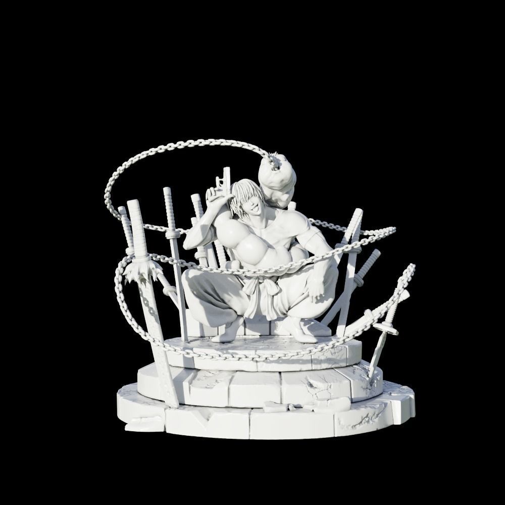 Toji - Jujutsu Kaisen Fan Art 3D model 3D printable | CGTrader
