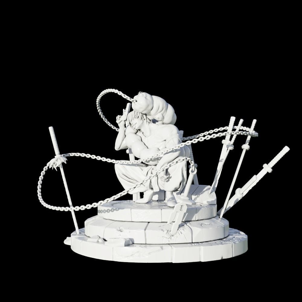 Toji - Jujutsu Kaisen Fan Art 3D model 3D printable | CGTrader