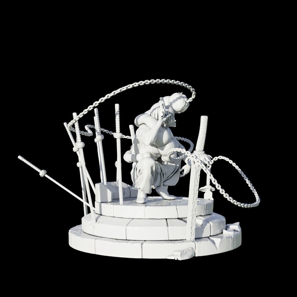 Toji - Jujutsu Kaisen Fan Art 3D model 3D printable | CGTrader