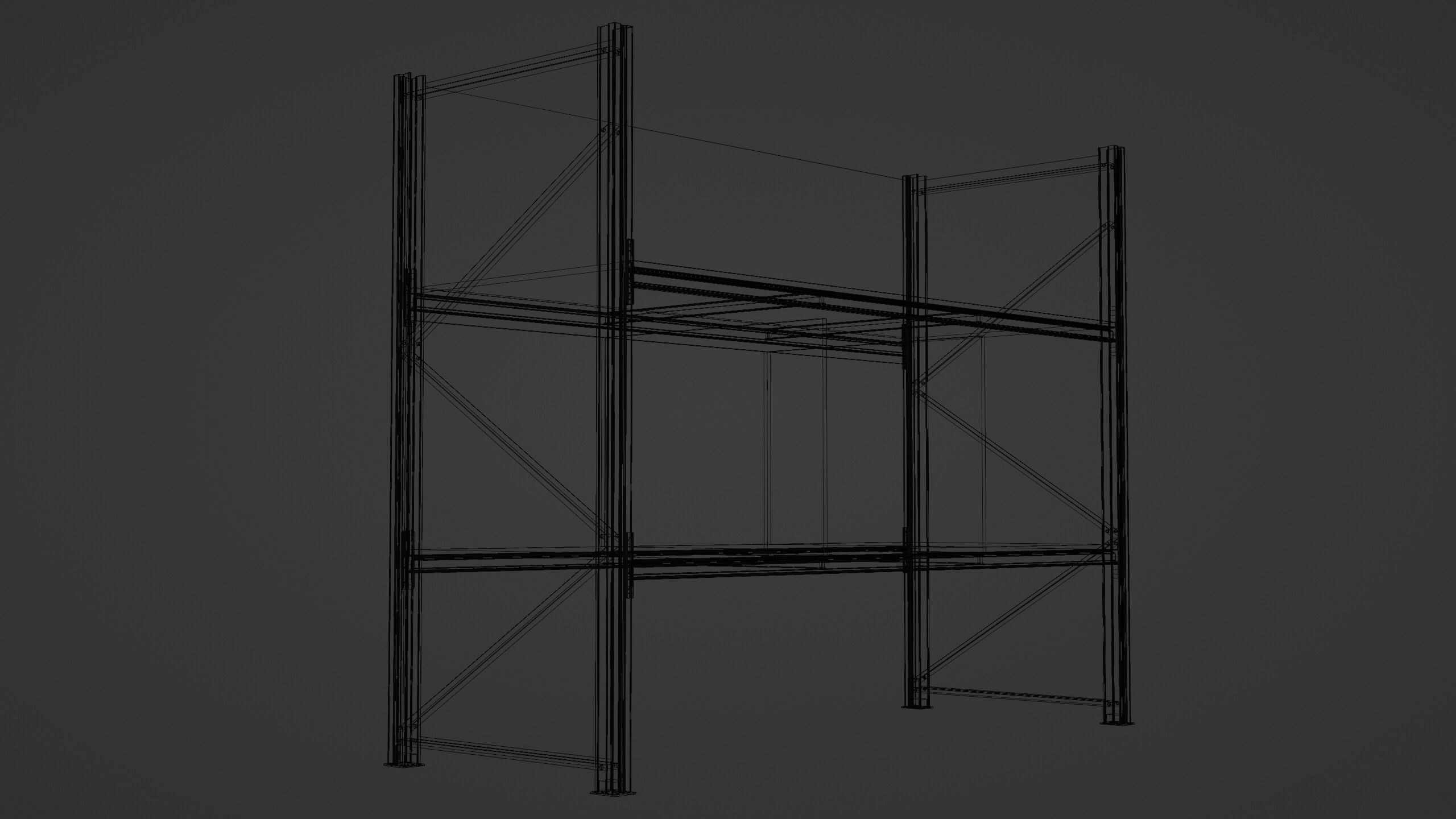 Picking rack system 3D model | CGTrader