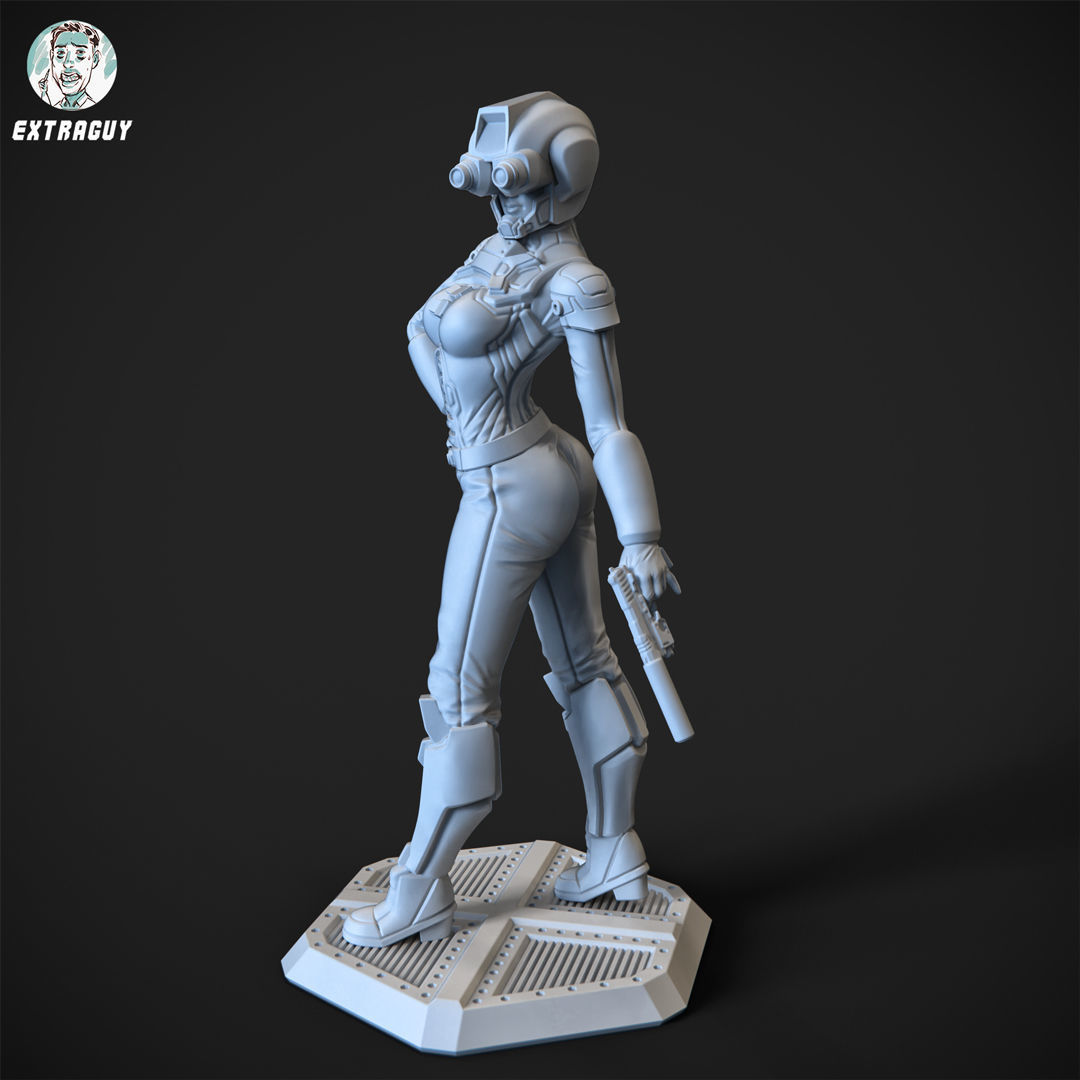 Overweight Gear Pilot 100mm and 32mm 3D model 3D printable | CGTrader