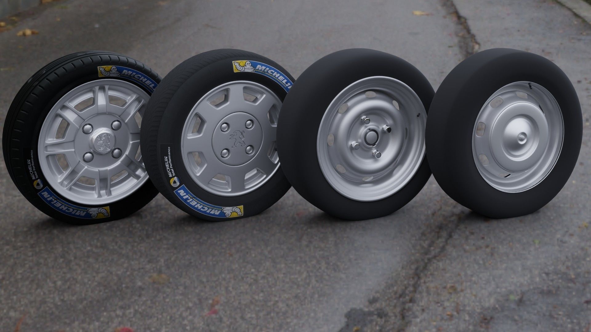 PEUGEOT 505 504 GTI Alloy Rim 3D model | CGTrader