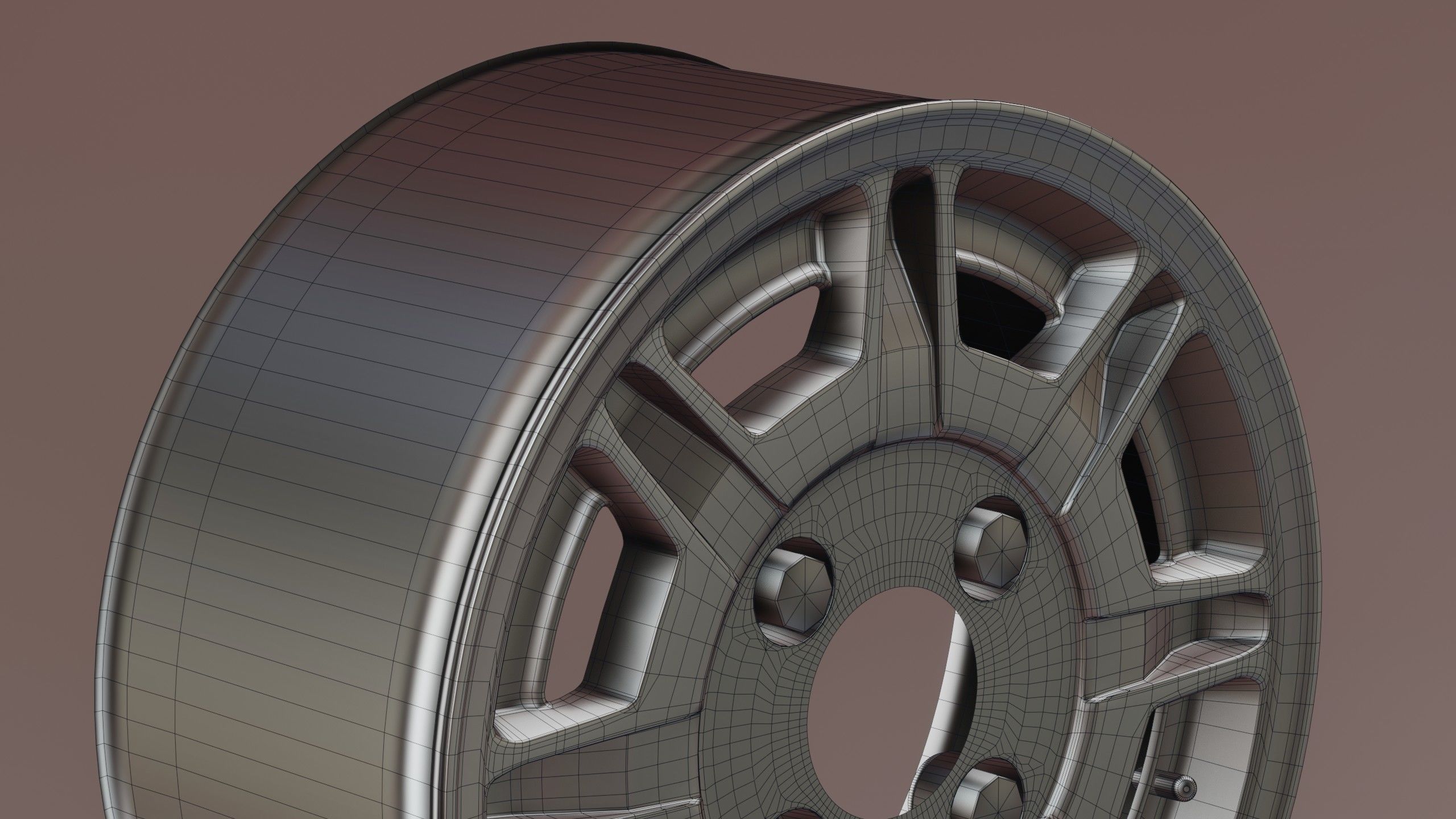 PEUGEOT 505 504 GTI Alloy Rim 3D model | CGTrader