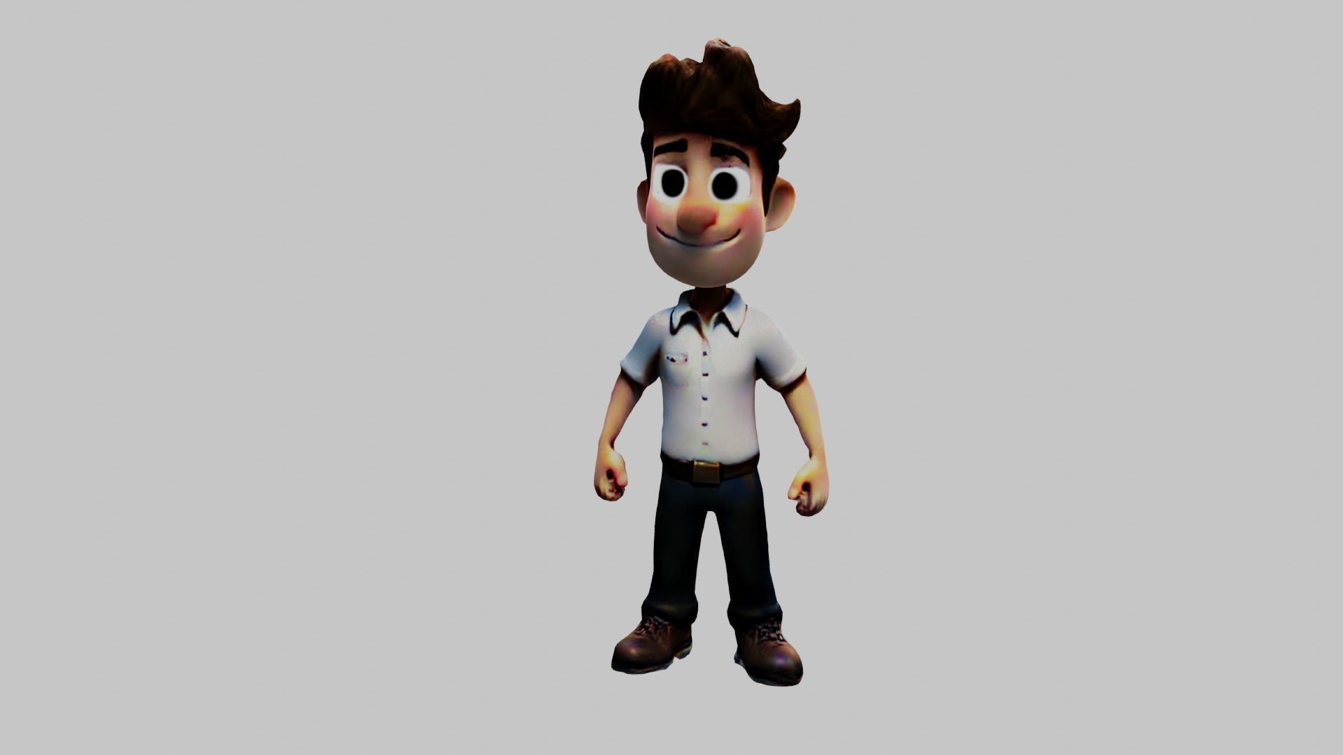 3D model Man Cartoon Character VR / AR / low-poly | CGTrader