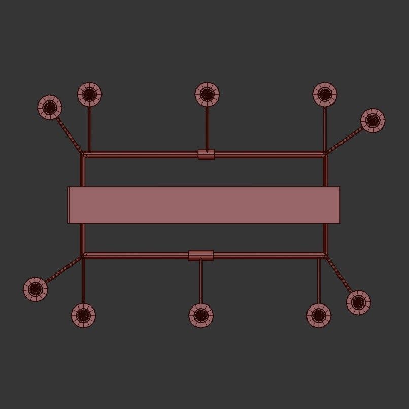 Four Hands Stockton 3D model | CGTrader