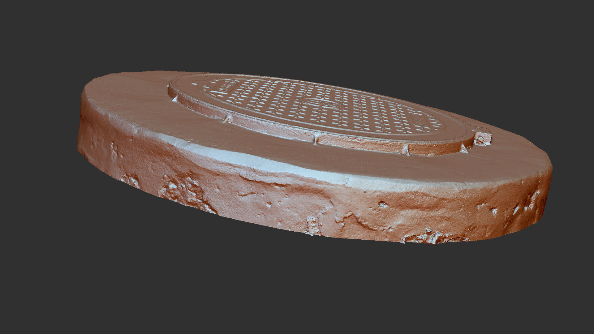 3D Scan of Manhole cover 3D model | CGTrader