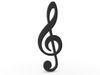 3D model Treble Clef VR / AR / low-poly | CGTrader