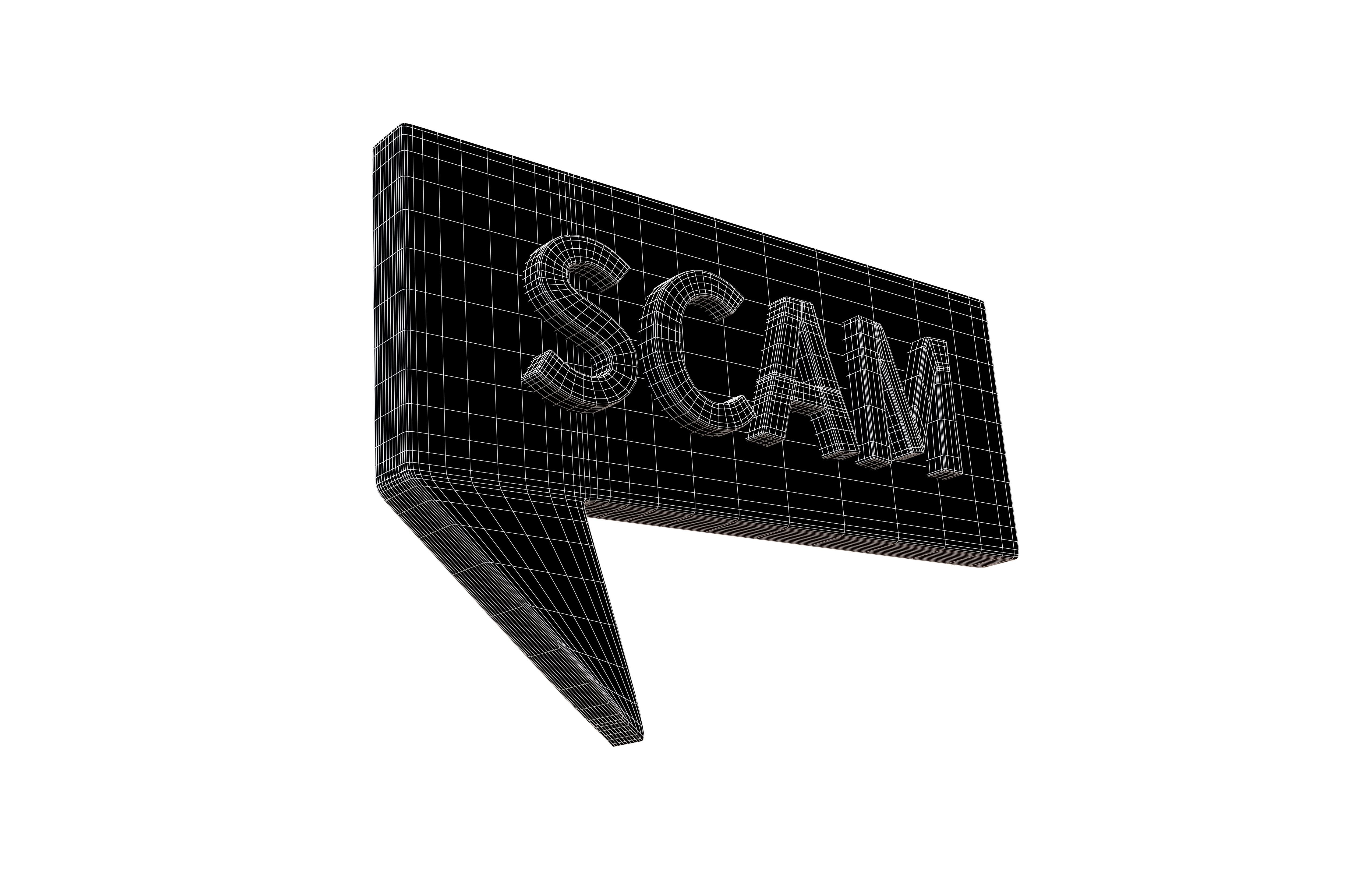 3D model Scam Symbol V2 001 VR / AR / low-poly | CGTrader