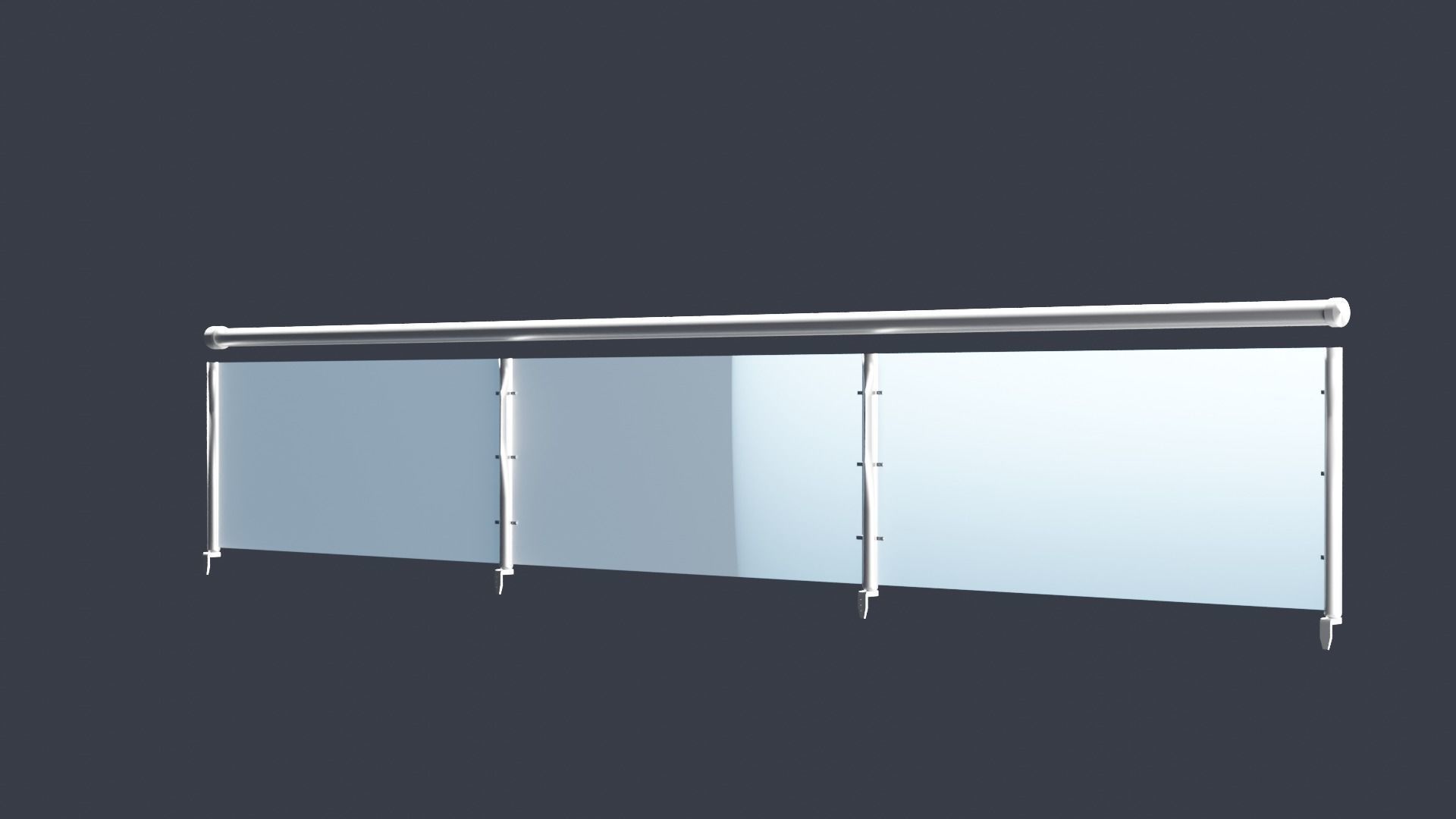 Metal Balcony 3D Design 3D model | CGTrader