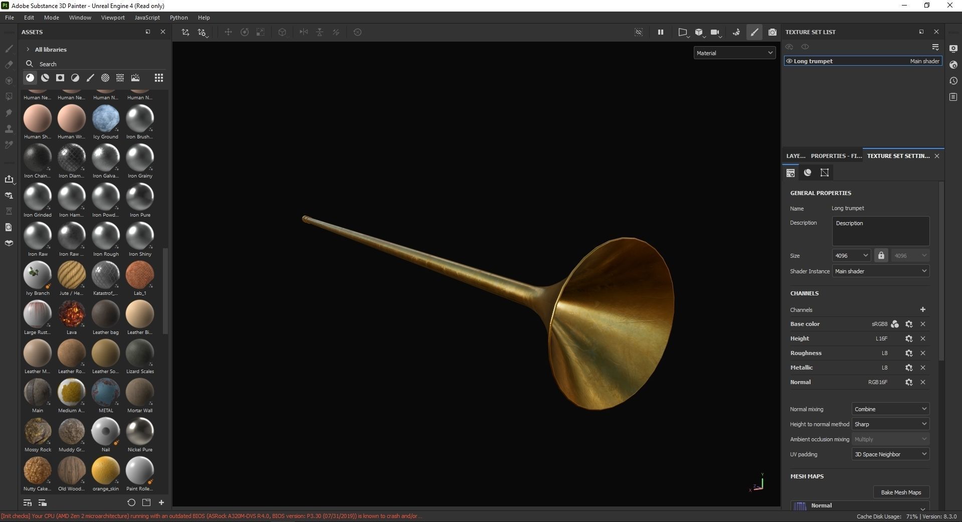 3D model Long trumpet 3D Model VR / AR / low-poly | CGTrader