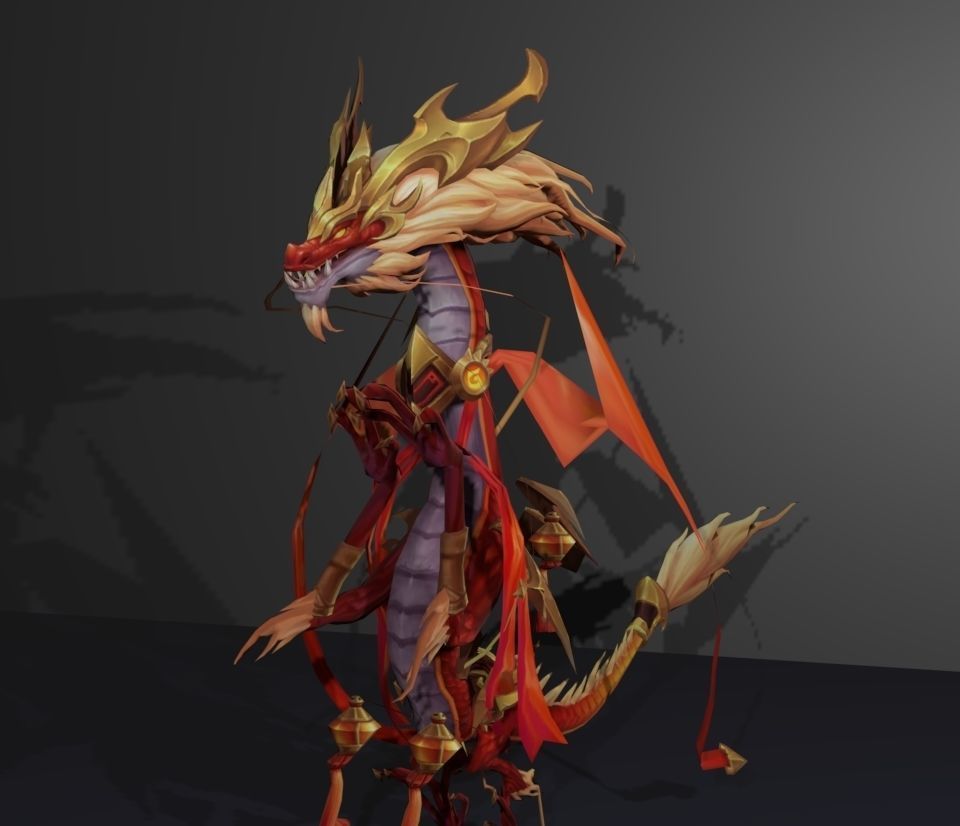 dragon jack 3D model animated rigged | CGTrader