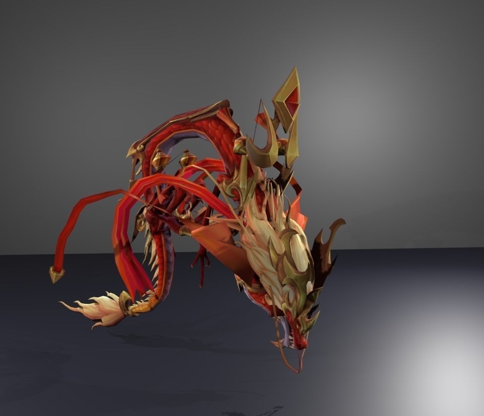 dragon jack 3D model animated rigged | CGTrader
