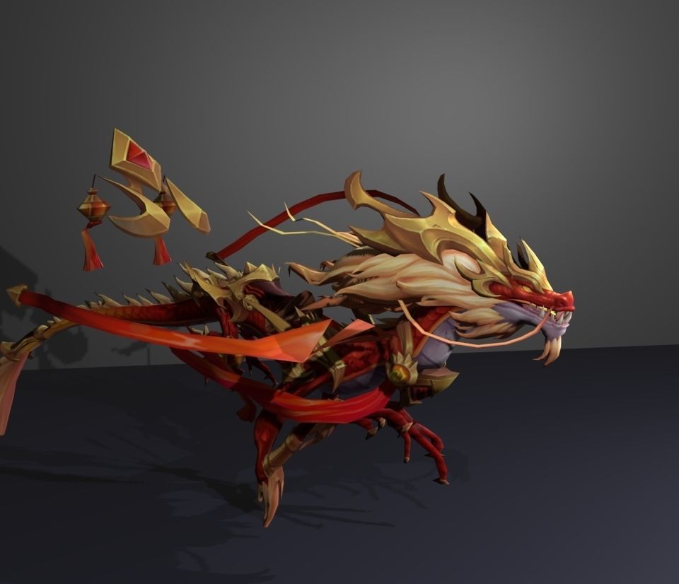 dragon jack 3D model animated rigged | CGTrader