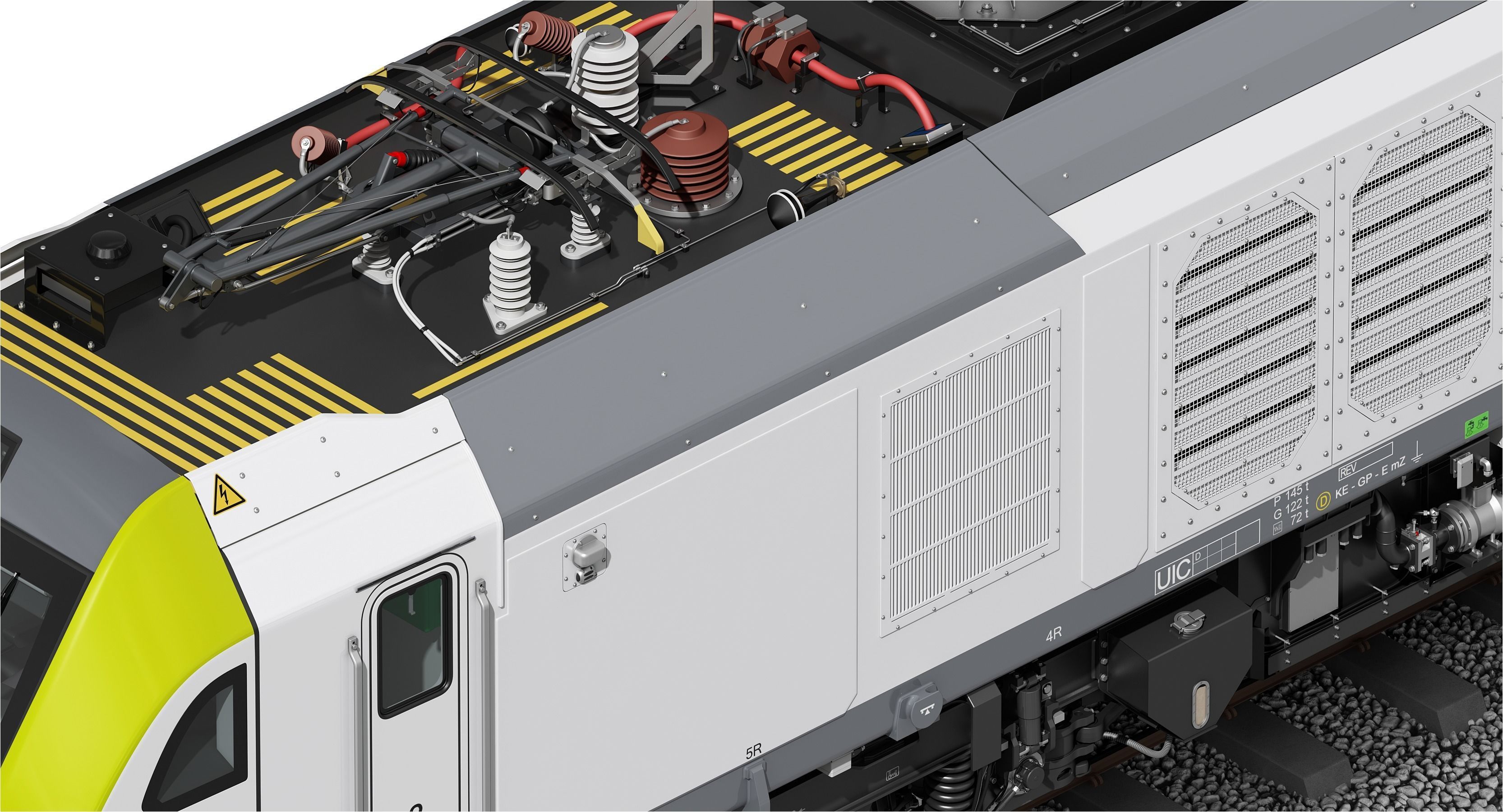 Stadler Euro Dual Captrain 3D model | CGTrader