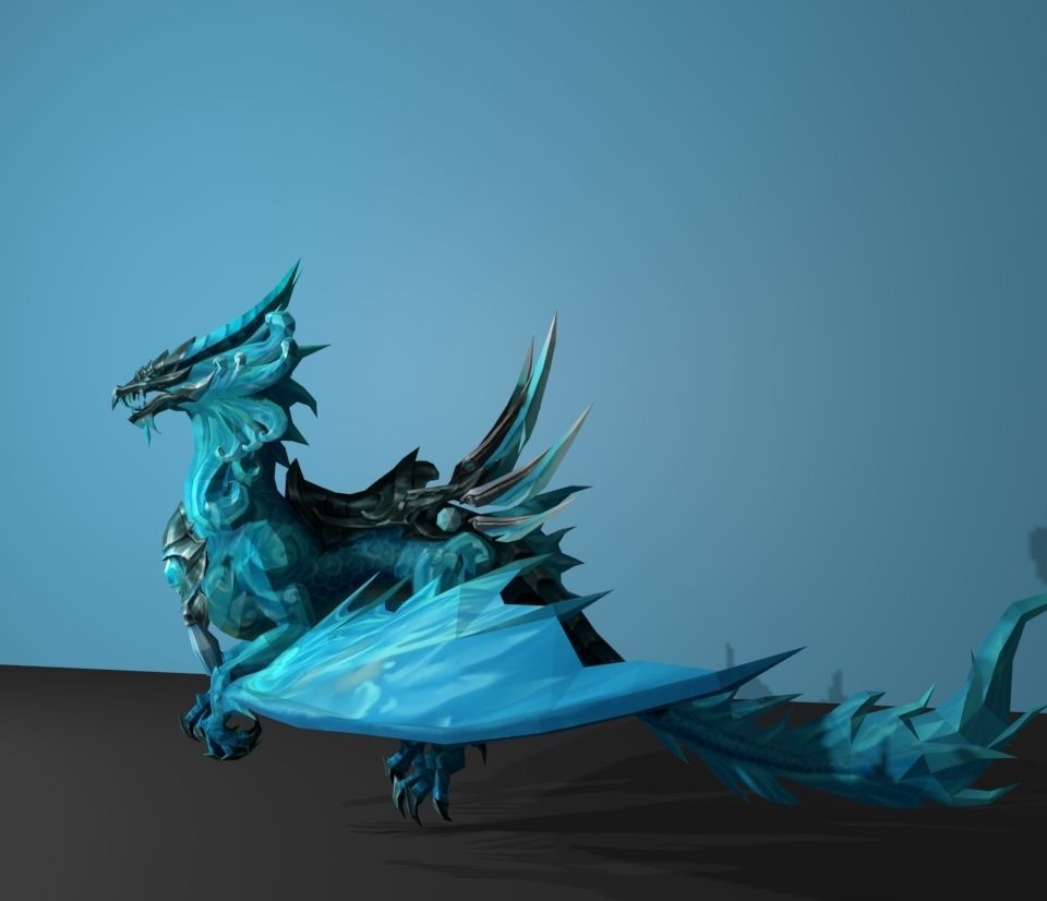 soul dragon 3D model animated rigged | CGTrader