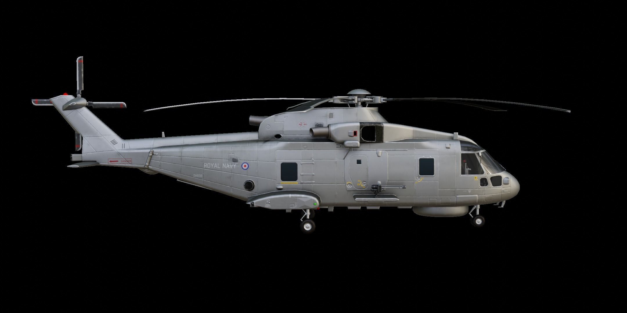 3D model AgustaWestland AW101 VR / AR / low-poly | CGTrader