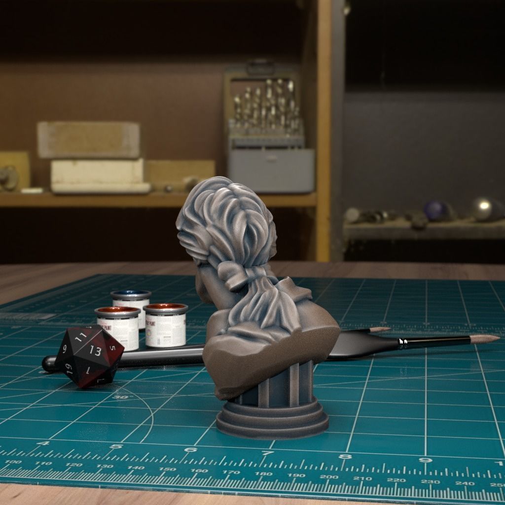 Curse of Strahd - Doru Bust - Pre-Supported 3D model 3D printable ...