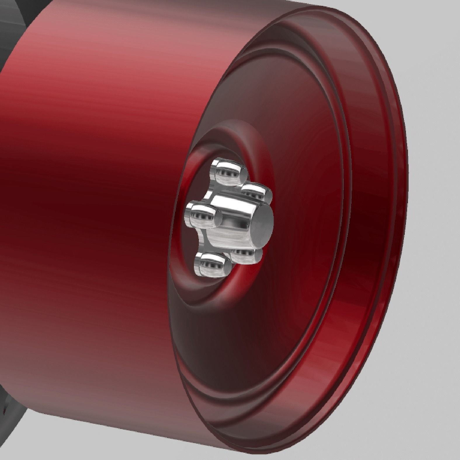 RAT ROD WHEEL AND HOOSIER SLICK TIRE FOR SCALE AUTOS 3D model 3D ...