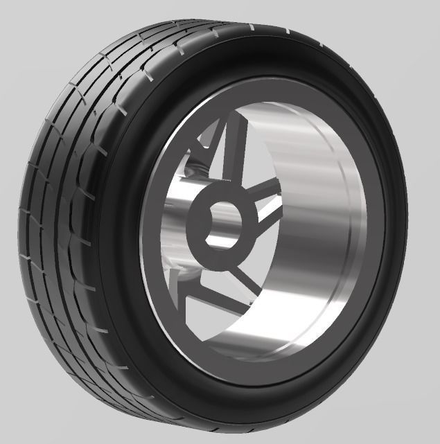 CUSTOM 1 24 SCALE WHEEL FOR SCALE AUTOS AND DIORAMAS 3D model 3D ...