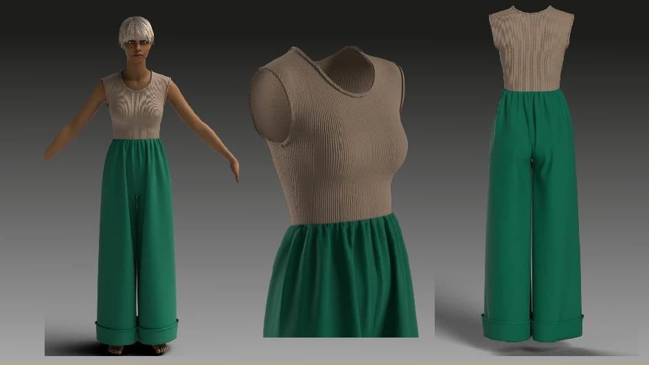3D womens clothing free 3D model | CGTrader