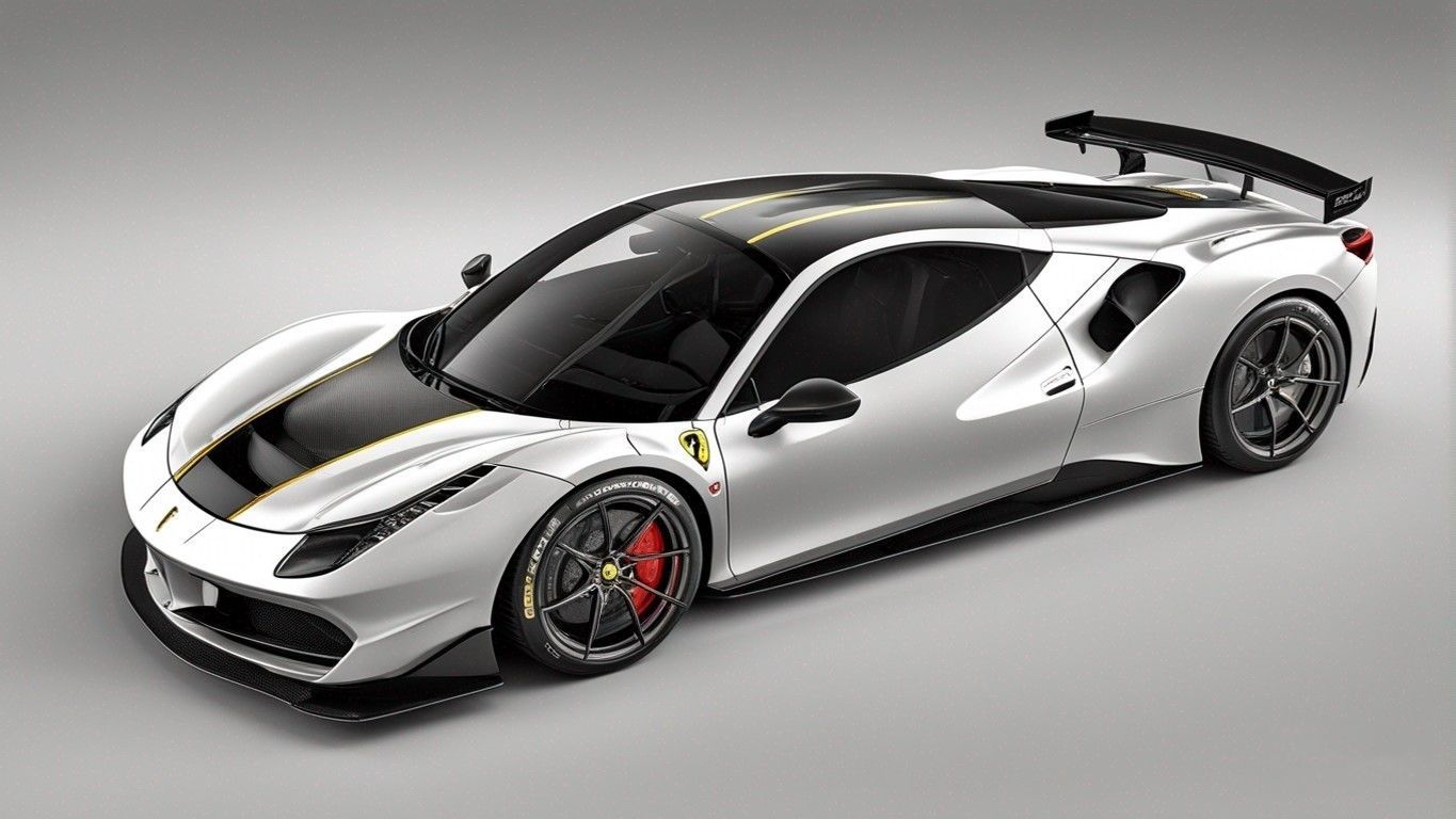 3D Printable Ferrari 488 Race Car Model - The Thrill of Racing 3D model ...