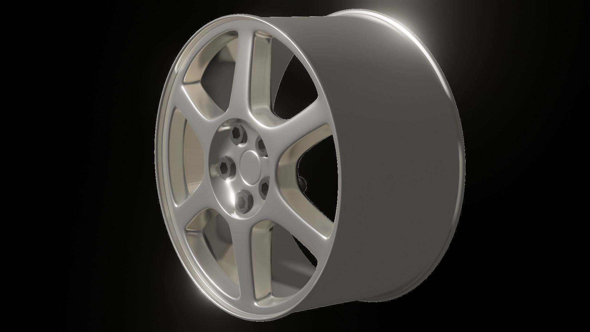 Mitsubishi Lancer Evolution Rims - 3D free VR / AR / low-poly 3D model ...