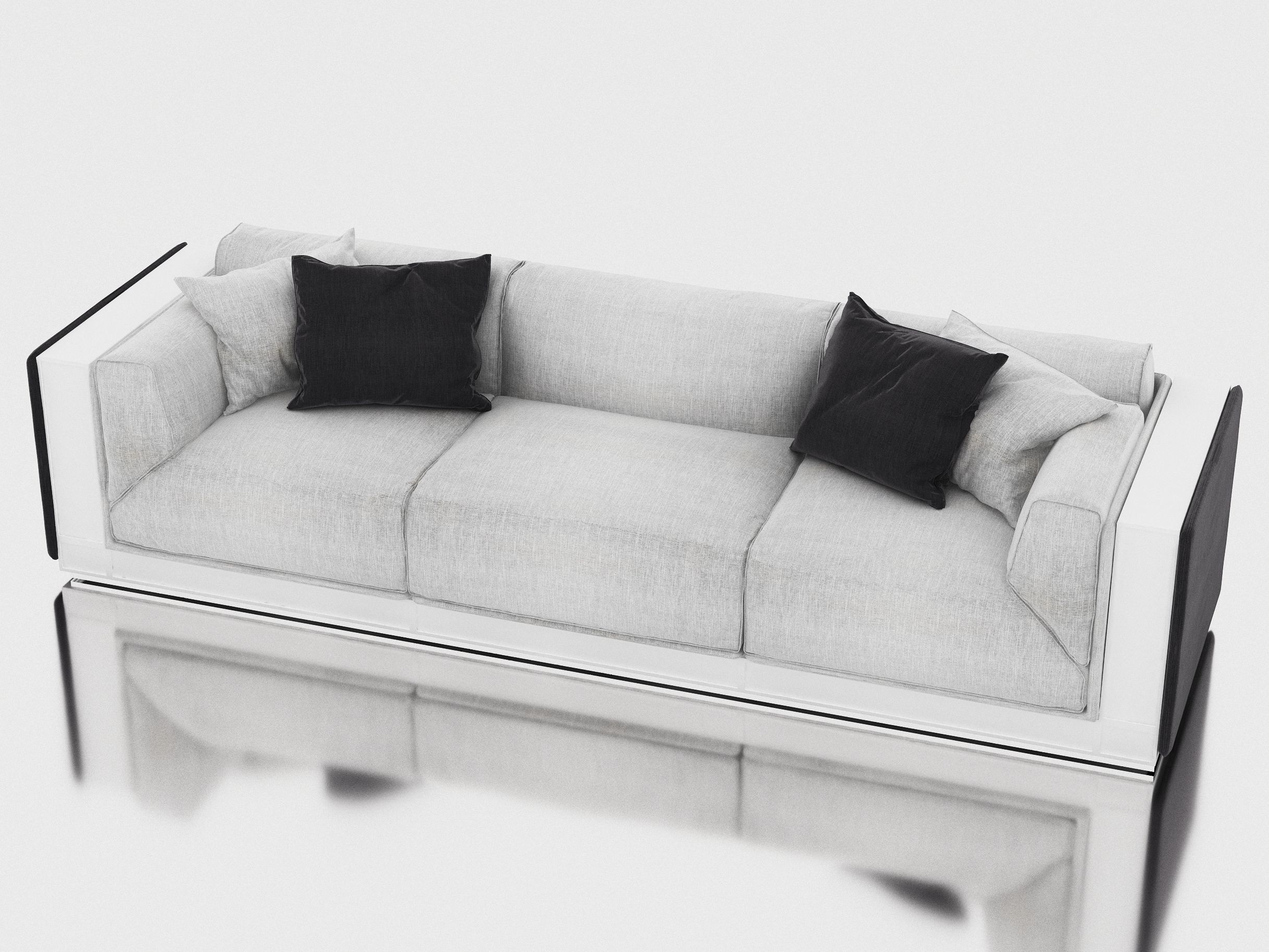 Rick Design Sofa 3D model 3D model | CGTrader